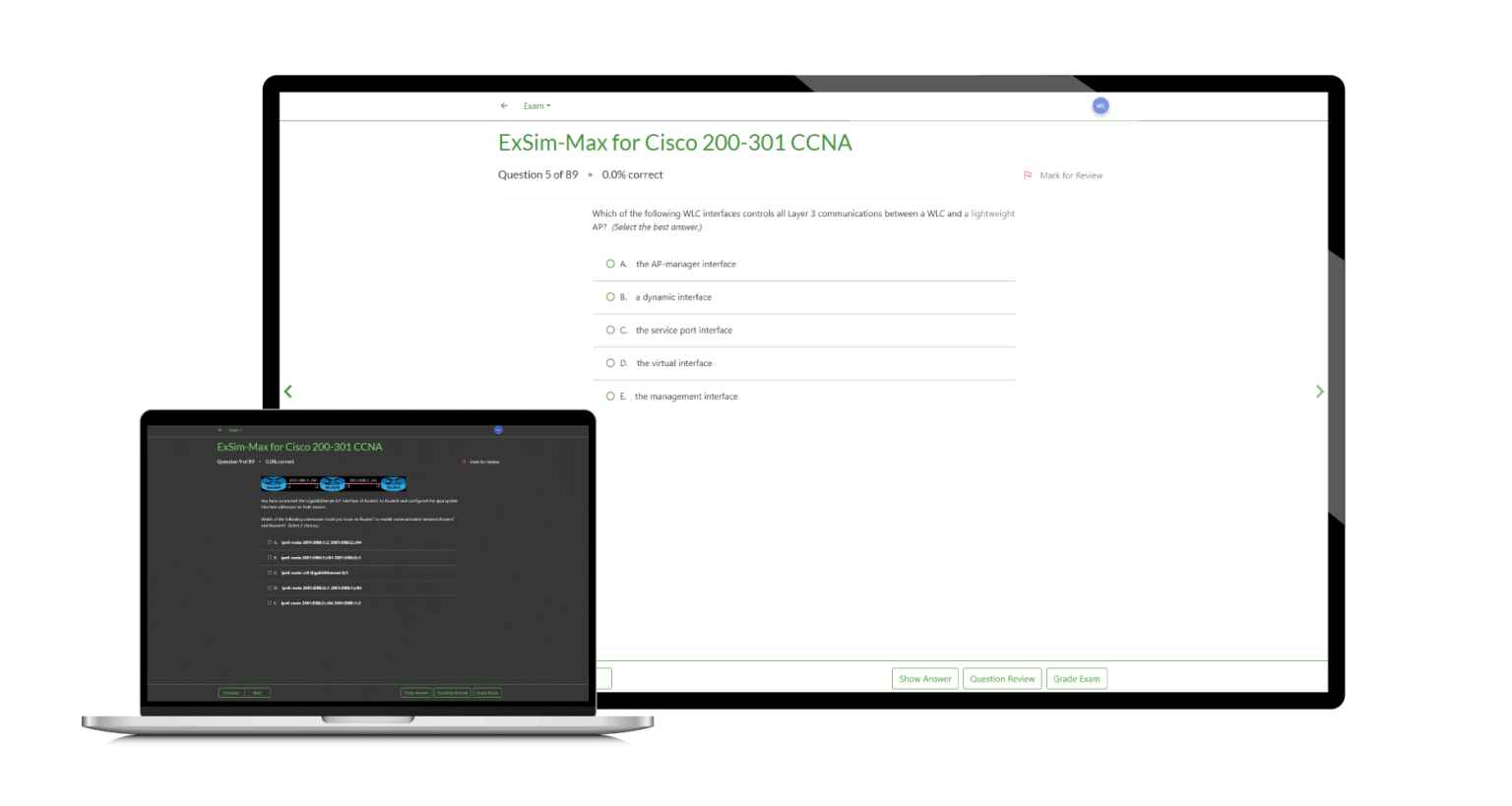 ExSim-Max for Cisco 200-301 CCNA – Network Simulator – IT Practice Exams – Training | Boson