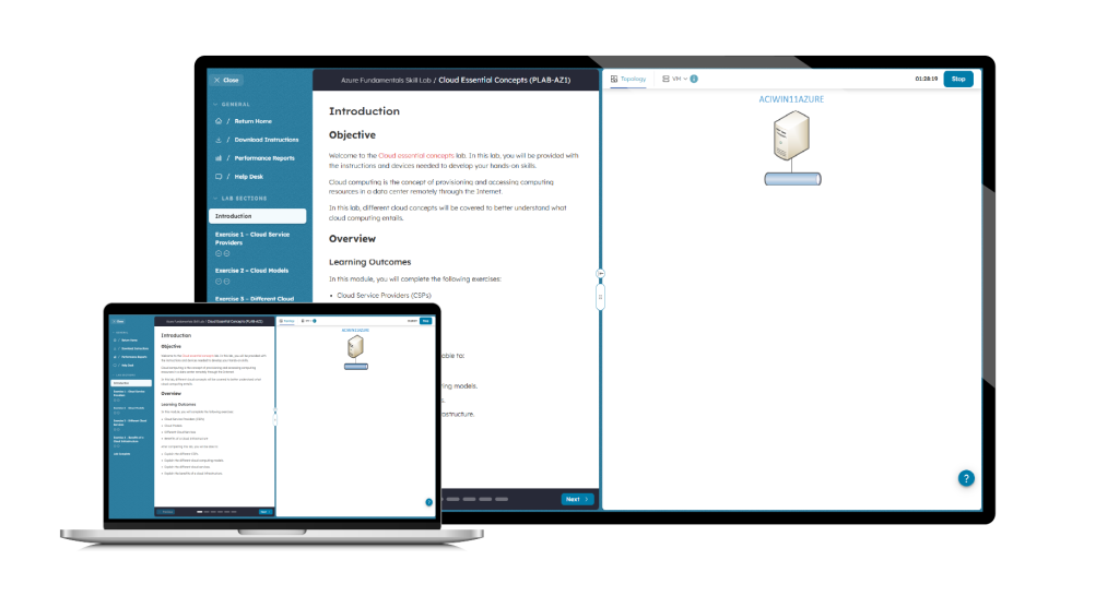 Practice Lab for Azure Fundamentals – Network Simulator – IT Practice ...
