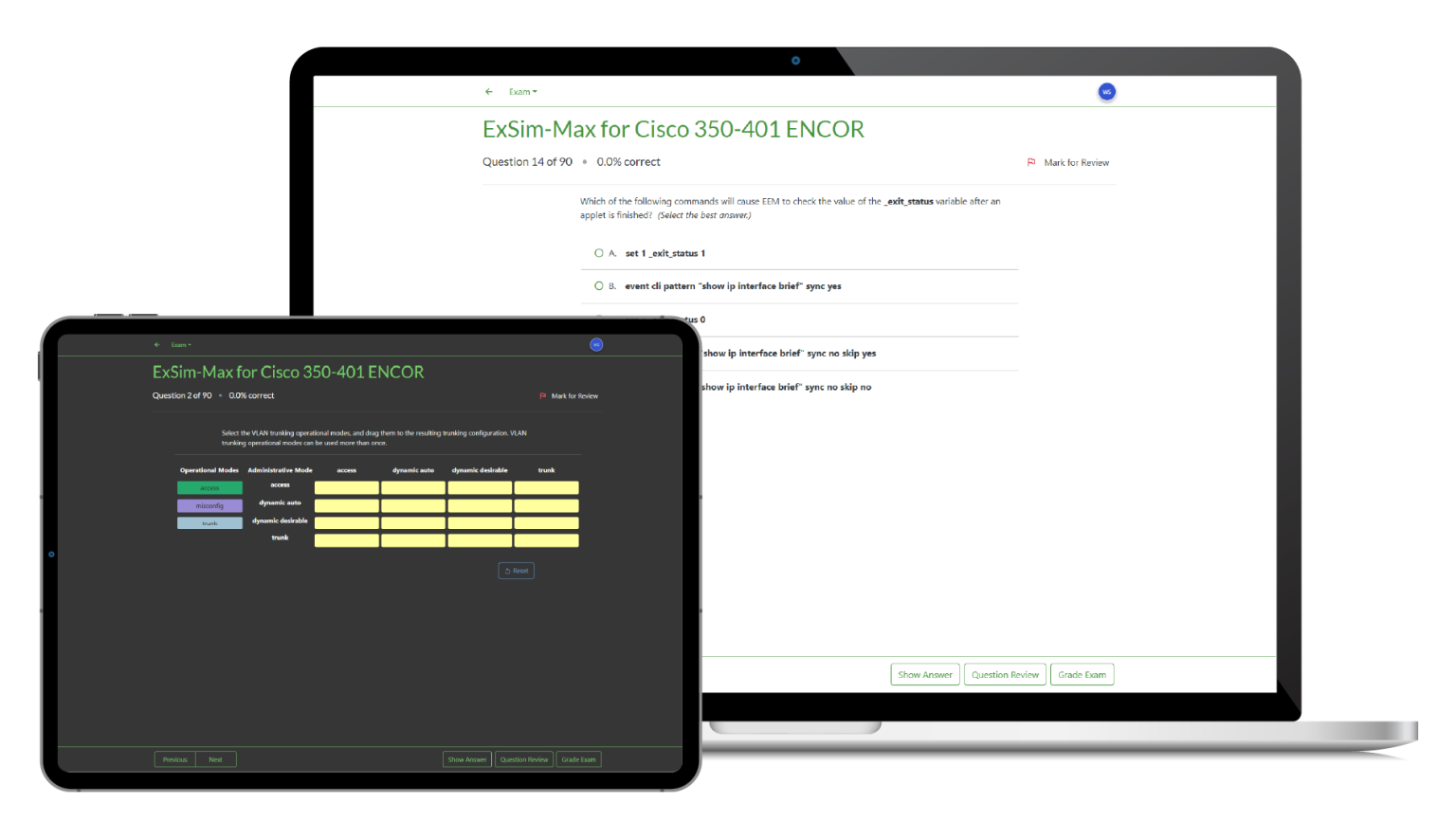 ExSim-Max Practice Exams – Network Simulator – IT Practice Exams – Training | Boson